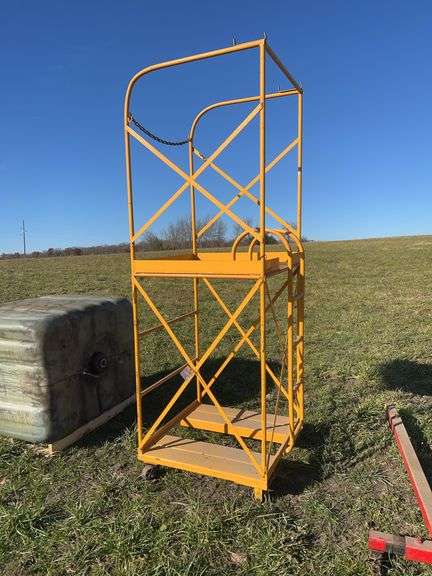 Metal Raised Man Basket, Fork Pockets - Hamilton-Maring Auction Group