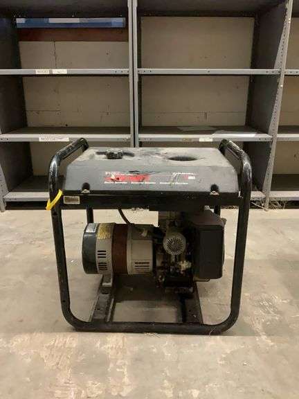 Ex-Cel 5000 Watt portable electric generator with 10 hp Briggs ...