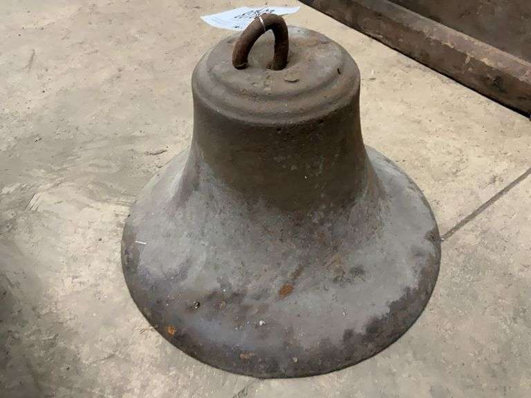 Vintage Cast Iron Bell, 16” Diameter - Hamilton-Maring Auction Group