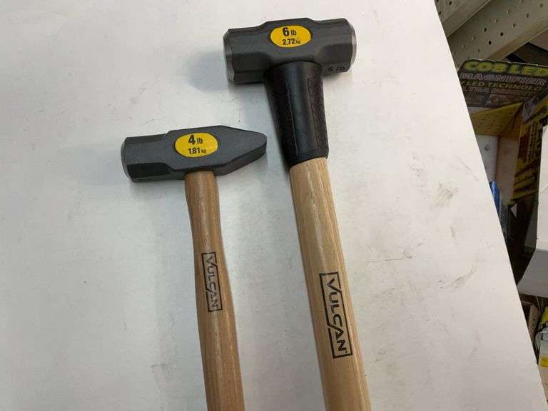 Vulcan 4lb Engineers Hammer; 6lb Sledgehammer Endcap Aisle 13 ...