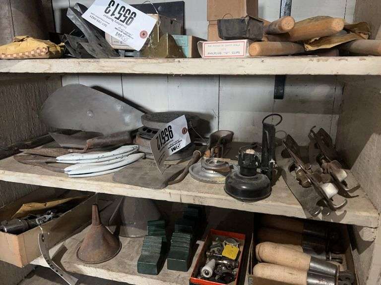 Assortment of Vintage Hand Tools/Hardware, Antique Skate Blades ...