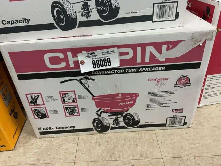 Chapin Contractor Turf Spreader, Front Aisle Area - Hamilton-Maring ...
