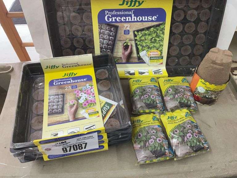 Jiffy Seed Starter Kits, Aisle 9 - Hamilton-Maring Auction Group