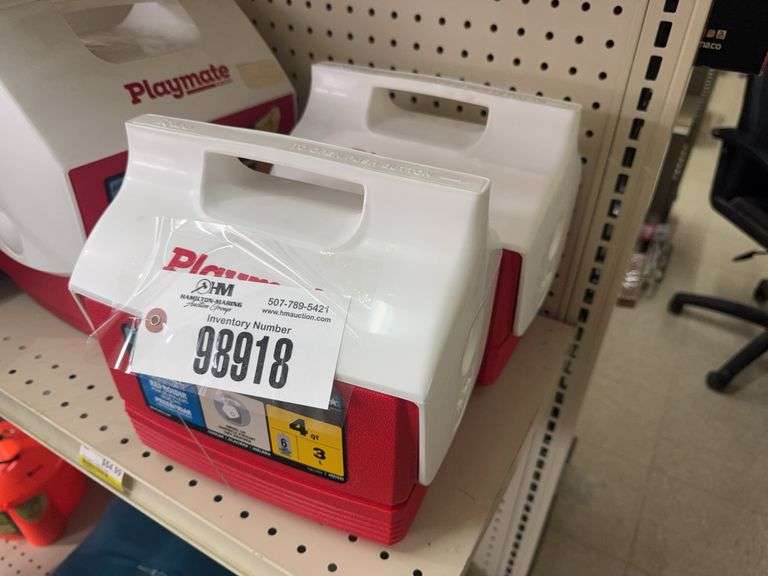 (2) Playmate 4 Qt Lunch Boxes, Aisle 1 - Hamilton-Maring Auction Group
