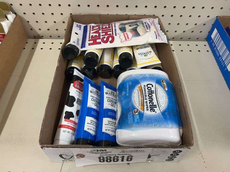 Assorted Hand Creams, Flushable Wipes, Latex Gloves, Aisle 5 - Hamilton ...