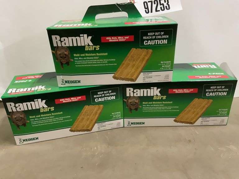3- 4 Pack Ramik Bars Rat, ice, Voles, Aisle 11 - Hamilton-Maring ...