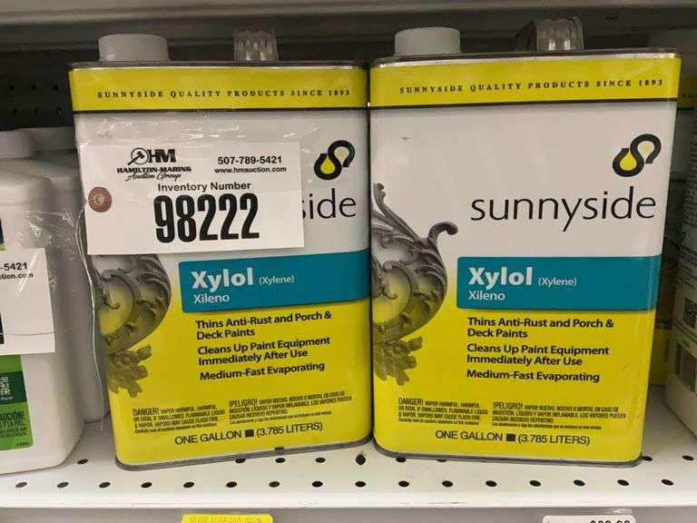 2 Gallons Xylol, Aisle 16 - Hamilton-Maring Auction Group