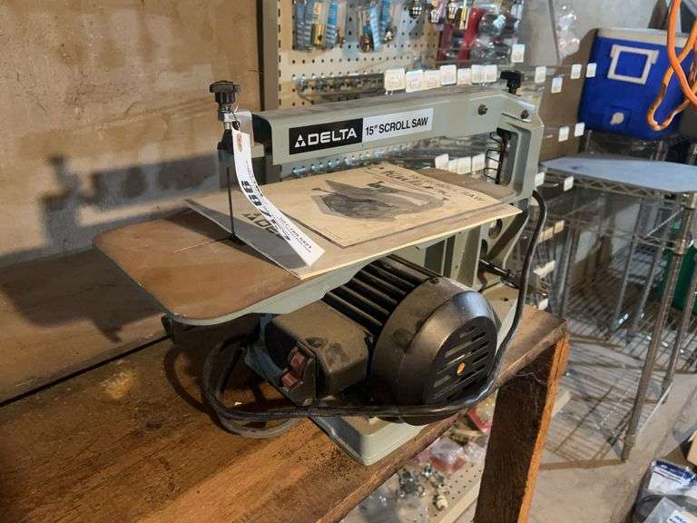 Delta 15” Scroll Saw, Basement - Hamilton-Maring Auction Group