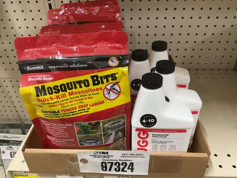 4 Buggslayer Insecticide Concentrate 16oz, 4- Quick Kill Mosquito Bits ...
