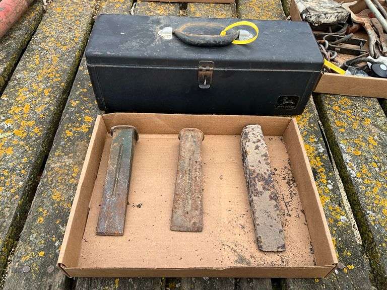 John Deere Toolbox & Tools, Splitting Wedges - Hamilton-Maring Auction ...