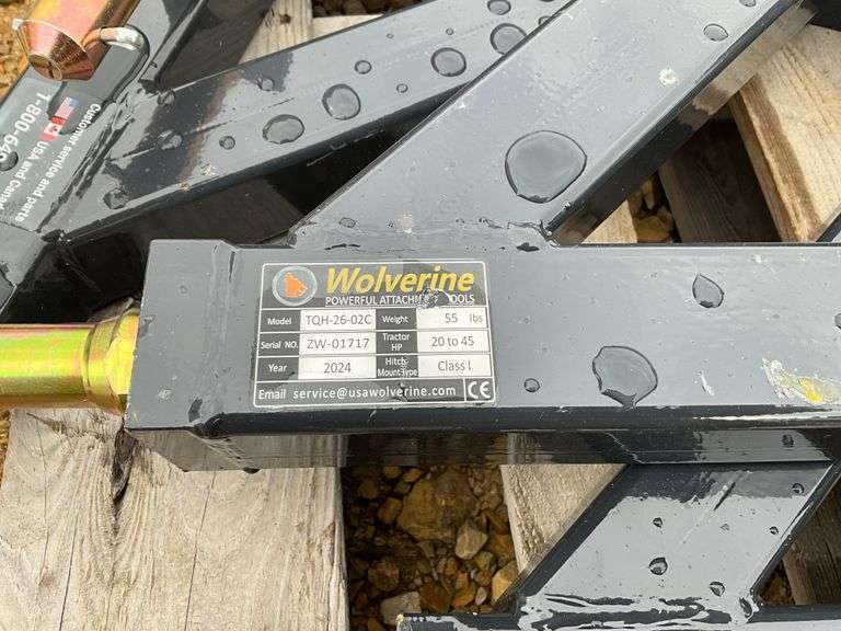 Unused 2024 Tractor Class 1 Quick Hitch Attachment - Hamilton-Maring ...