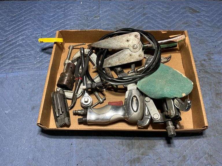 Flat w/Puller, Air Chisel, C Clamps & Misc. - Hamilton-Maring Auction Group