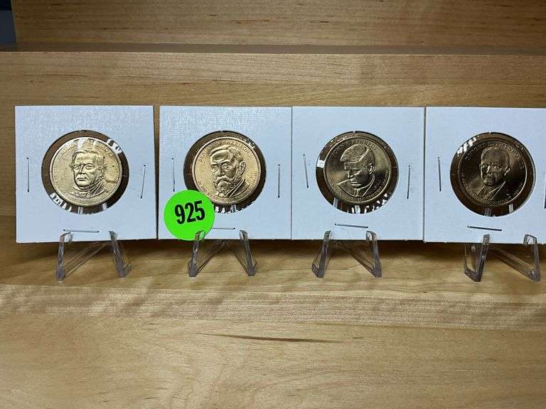 (4) Presidential Coins Commemorative (Fillmore, Ha - Hamilton-Maring ...