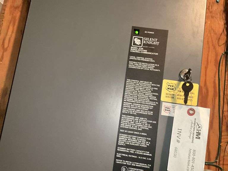 Silent Knight Alarm System/Fire Control/Communicat - Hamilton-Maring ...