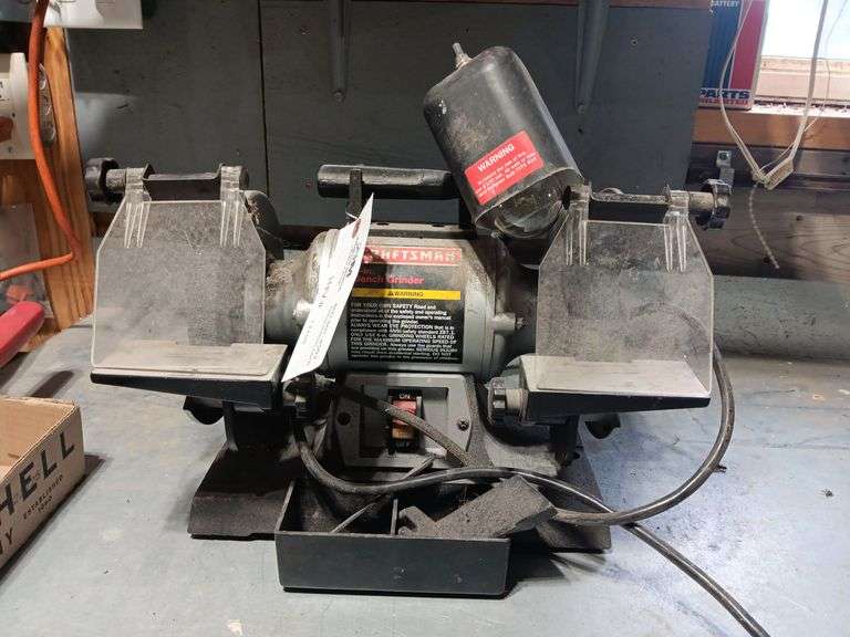 Craftsman 6" Bench Grinder - Hamilton-Maring Auction Group