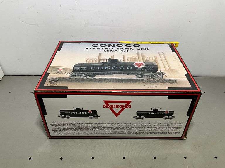 K-Line Electric Trains Conoco Riveted Tank Car Cir - Hamilton-Maring ...