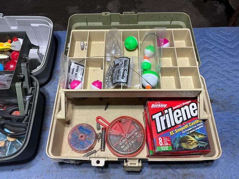 (2) Tackle Boxes & Minnow Bucket - Hamilton-Maring Auction Group