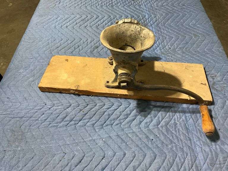Hand Crank Meat Grinder - Hamilton-Maring Auction Group