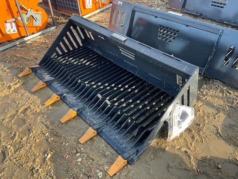 2023 Unused Skid Steer rock bucket Width:66 in D - Hamilton-Maring ...