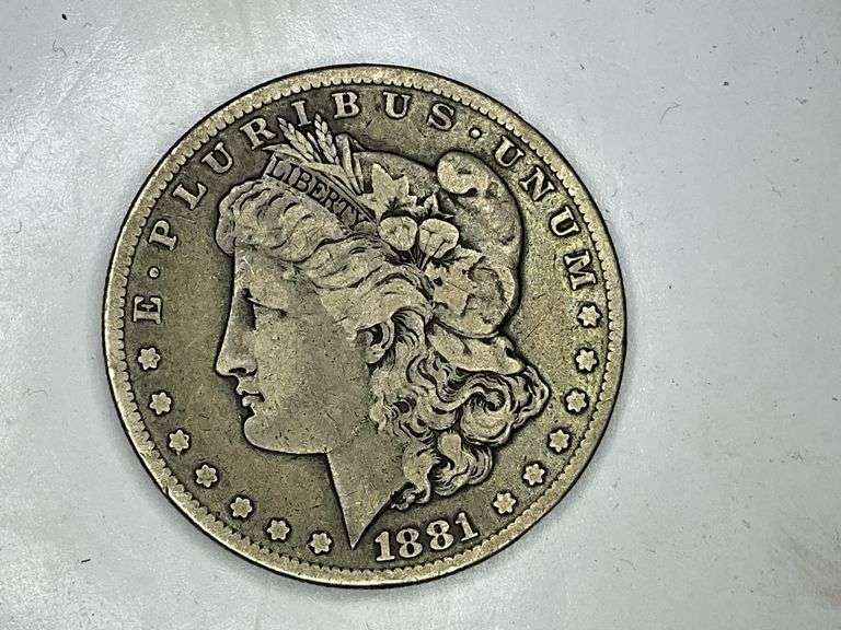 1881-S Morgan Silver Dollar, US Coin, Ungraded - Hamilton-Maring ...