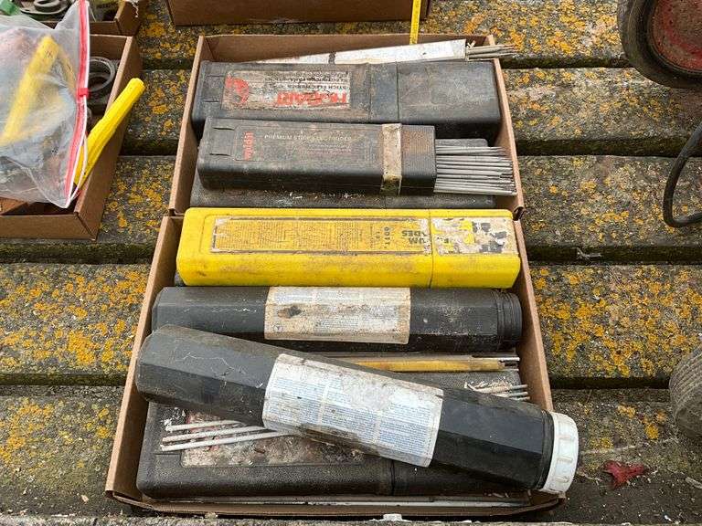(2) Flats of Welding Rod - Hamilton-Maring Auction Group