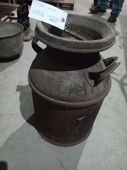 Vintage Cream Can with Lid - Hamilton-Maring Auction Group