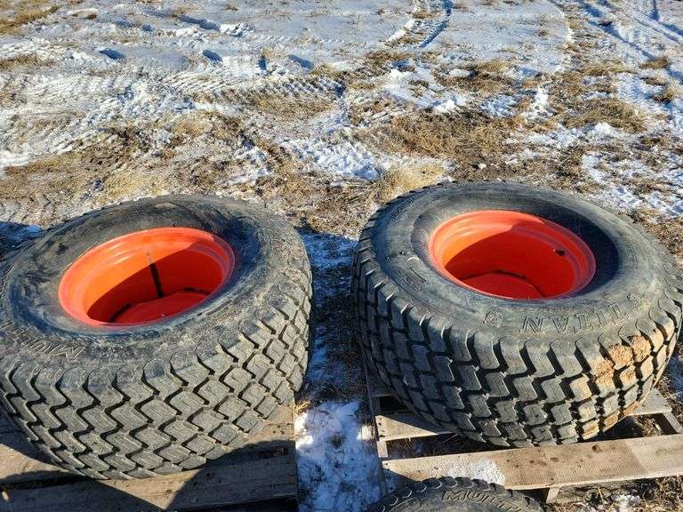 (2) 44x18.00-20 Turf Tires, Multi-Trac C/S on Rims - Hamilton-Maring ...