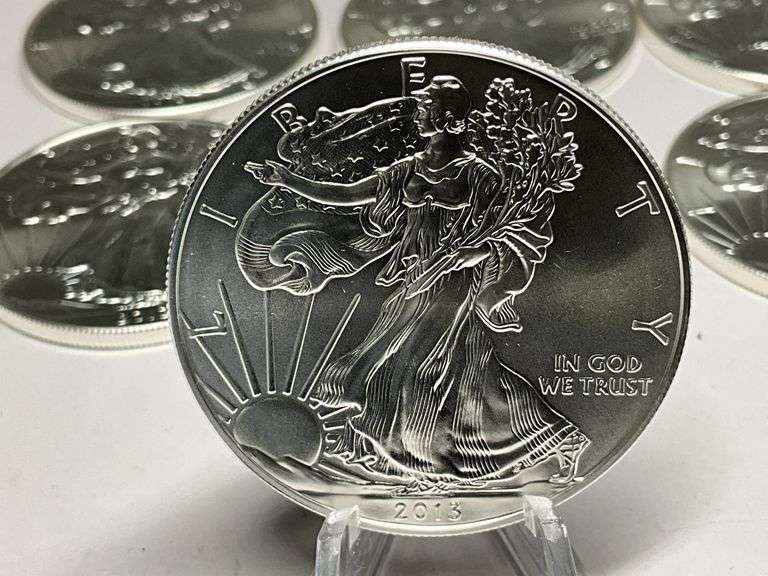(20) 2013 American Silver Eagle Walking Liberty Si - Hamilton-Maring ...