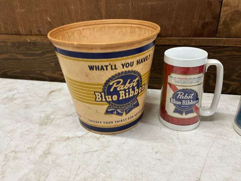 Assorted Plastic Pabst Blue Ribbon Cups, Popcorn B - Hamilton-Maring ...