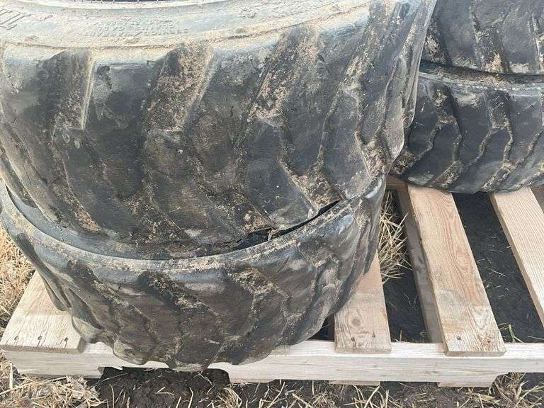 (4) Titan 27x10.50x15 Skid Loader Tires, selling a - Hamilton-Maring ...