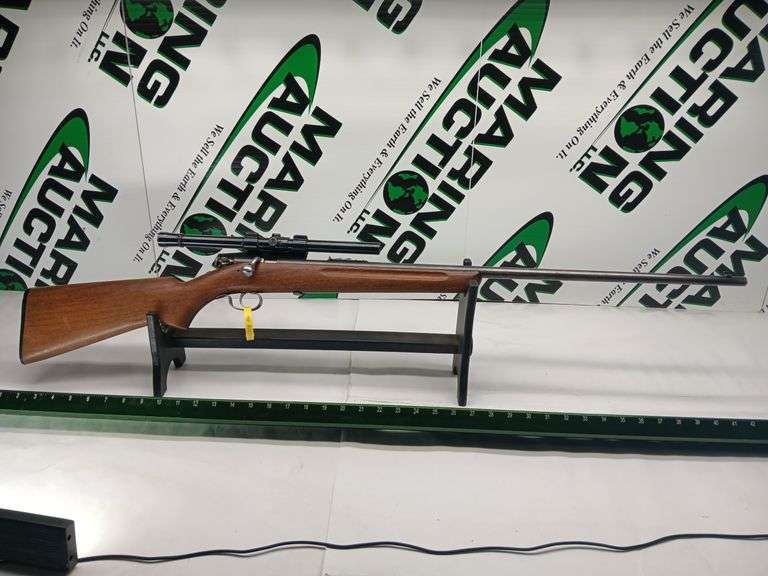 Winchester Model 167 Bolt Rifle, Weaver B6 Scope, - Hamilton-Maring ...