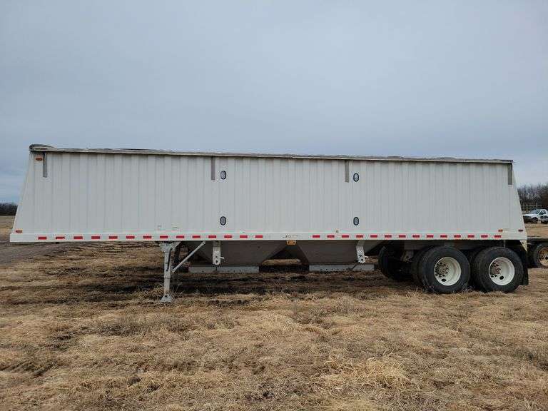 2009 Jet Hopper Bottom Grain Trailer, 34'x66 - Hamilton-Maring Auction ...