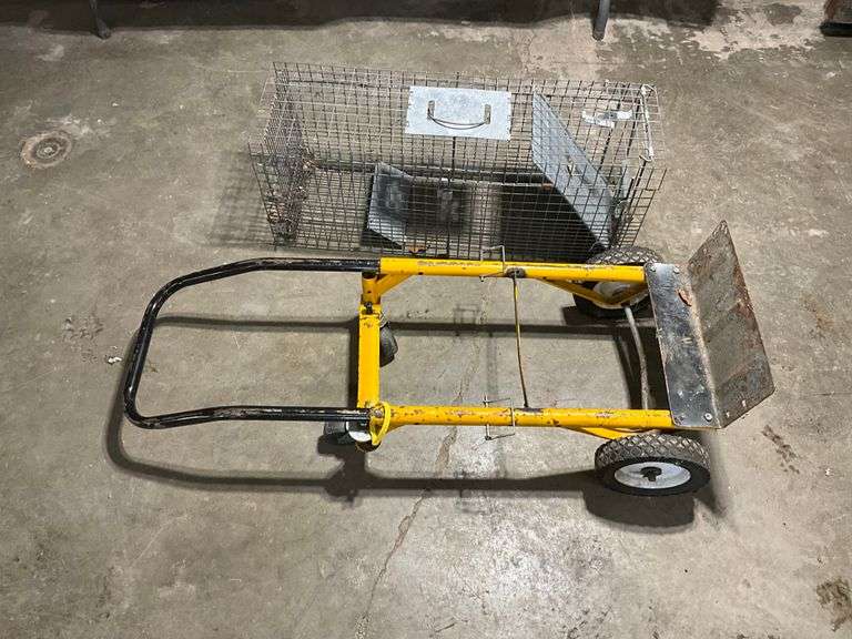 2 Wheel Cart & Live Trap - Hamilton-Maring Auction Group