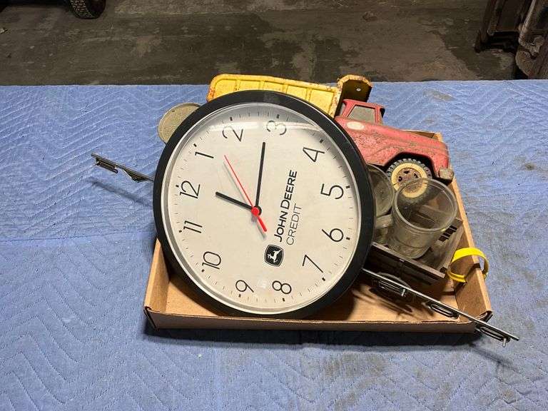 John Deere Credit Clock, Tonka Truck, Steel Wheel - Hamilton-Maring ...