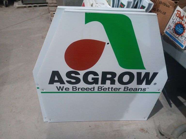 Seed Corn Signs - Asgrow, Dekalb - Hamilton-Maring Auction Group