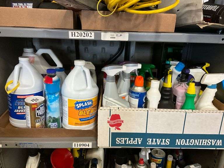 (2) Boxes of Cleaning Supplies - Hamilton-Maring Auction Group