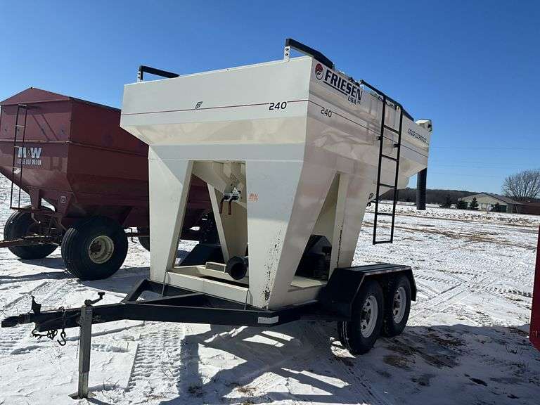Friesen 240 Bulk Seed Tender, Tandem Axle Trailer, - Hamilton-Maring ...