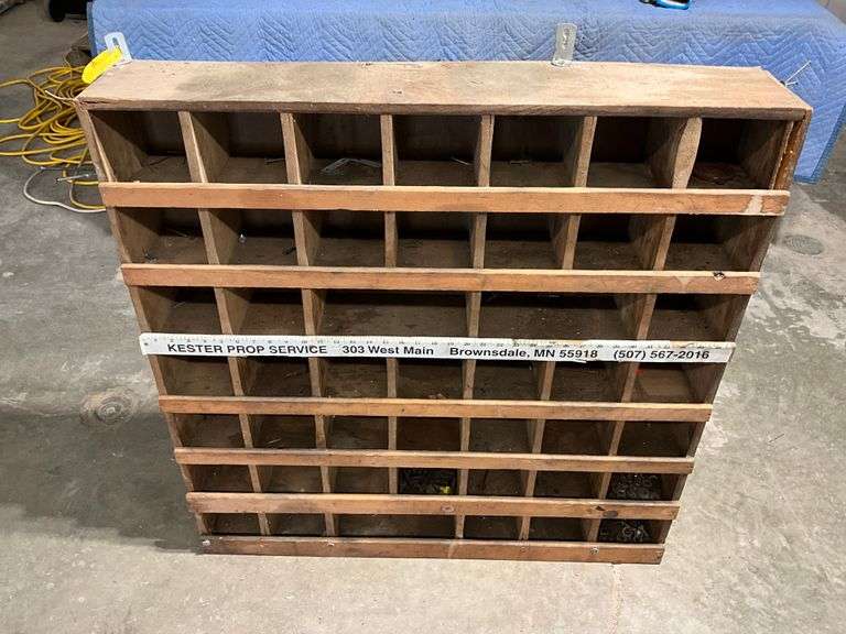 Wood Bolt Bin - Hamilton-Maring Auction Group