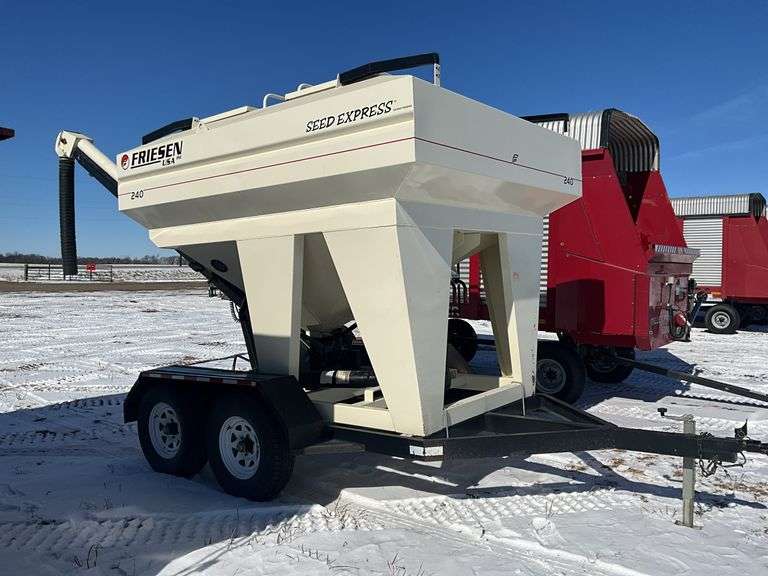 Friesen 240 Bulk Seed Tender, Tandem Axle Trailer, - Hamilton-Maring ...