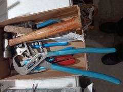 Hammer, Channel Lock Wrenches, Chain Wrench, Wire - Hamilton-Maring ...
