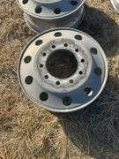 (4) 24.5 Aluminum Semi Rims - Hamilton-Maring Auction Group