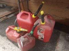 (4) Gas Cans - Hamilton-Maring Auction Group