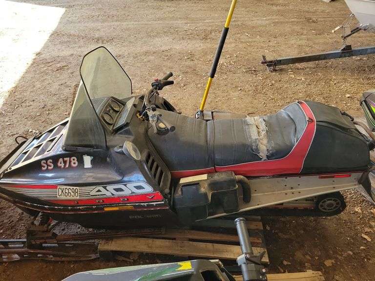 1985 Polaris Indy 400 Snowmobile- Non-running, - Hamilton-Maring ...