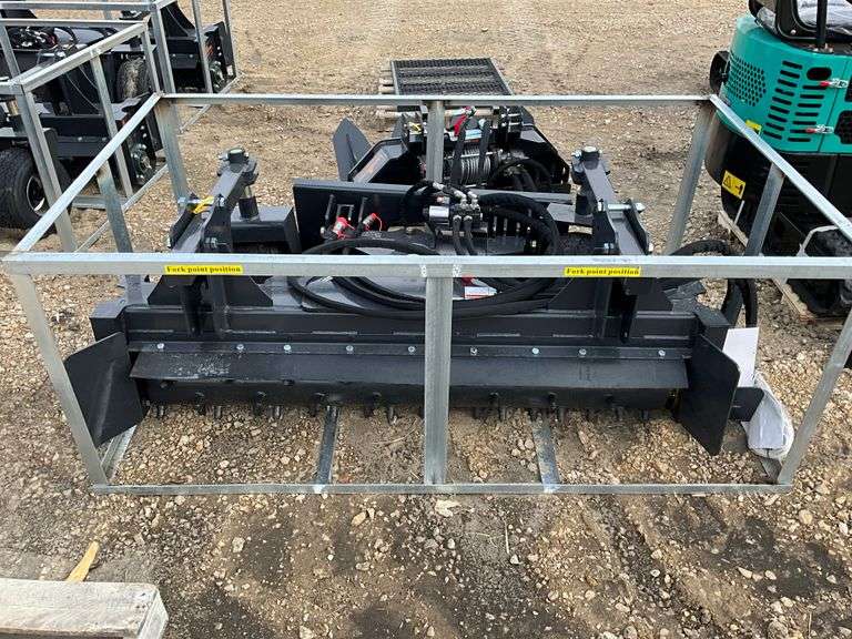 Unused 2024 Skid Steer Harley Power Rake Attachmen - Hamilton-Maring ...