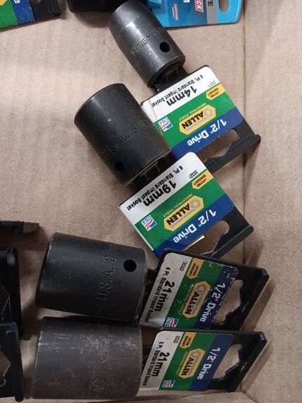 Assorted Impact Sockets, Located Aisle 1 - Hamilton-Maring Auction Group