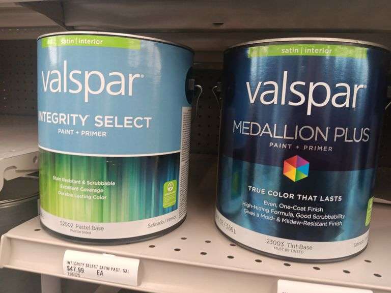 (2) New/Unused Gallons Of Valspar Tint Base and Pa - Hamilton-Maring ...