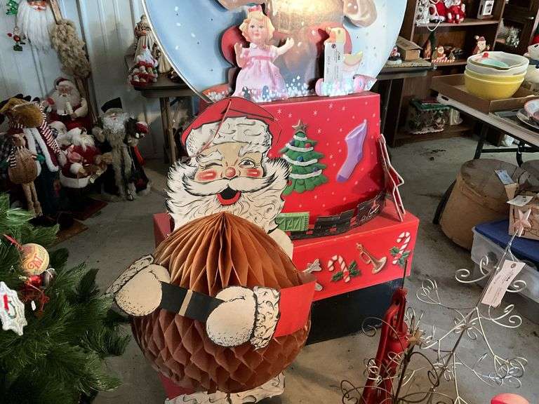 Coca Cola Cardboard Santa Display - Approximately - Hamilton-Maring ...