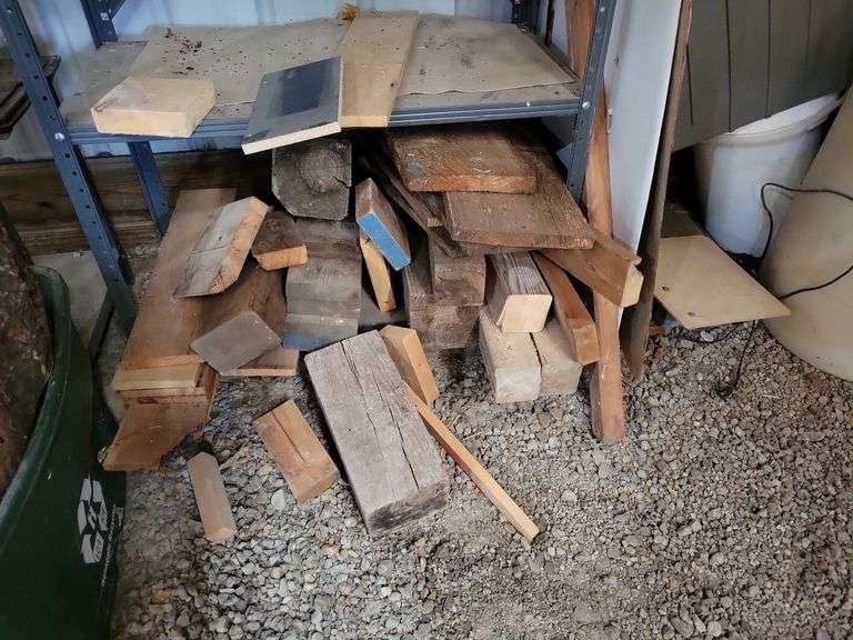 Contents of Metal Shelves - Assorted Wood Blocking - Hamilton-Maring ...