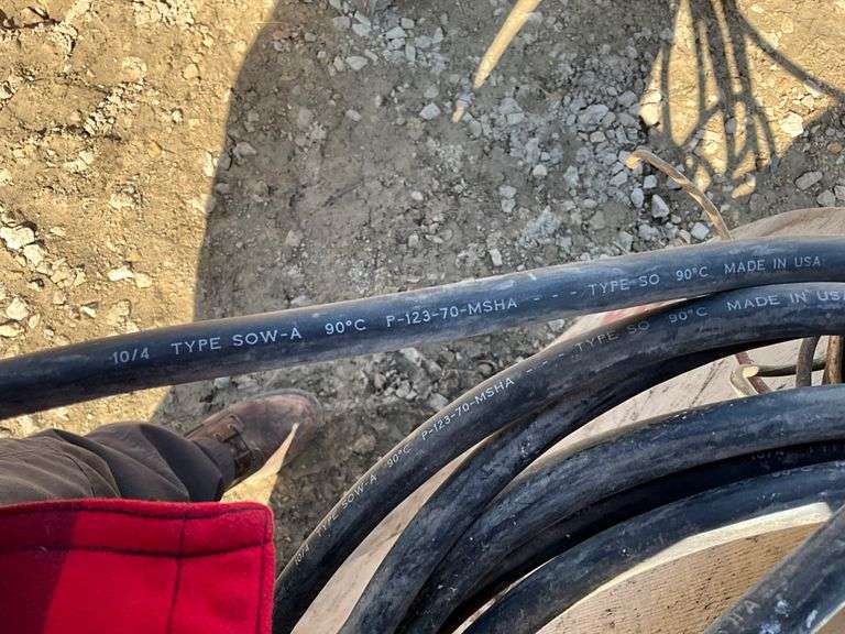 Spool w/#10 4 strand power cord - Hamilton-Maring Auction Group