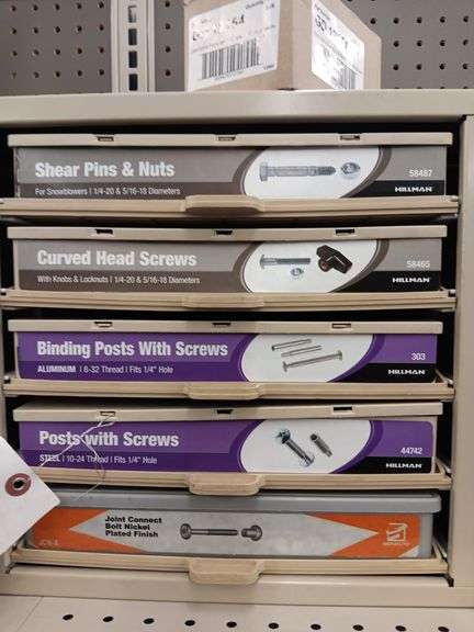 Shear Pins, Screws with Organizer and Metal Cabine - Hamilton-Maring ...
